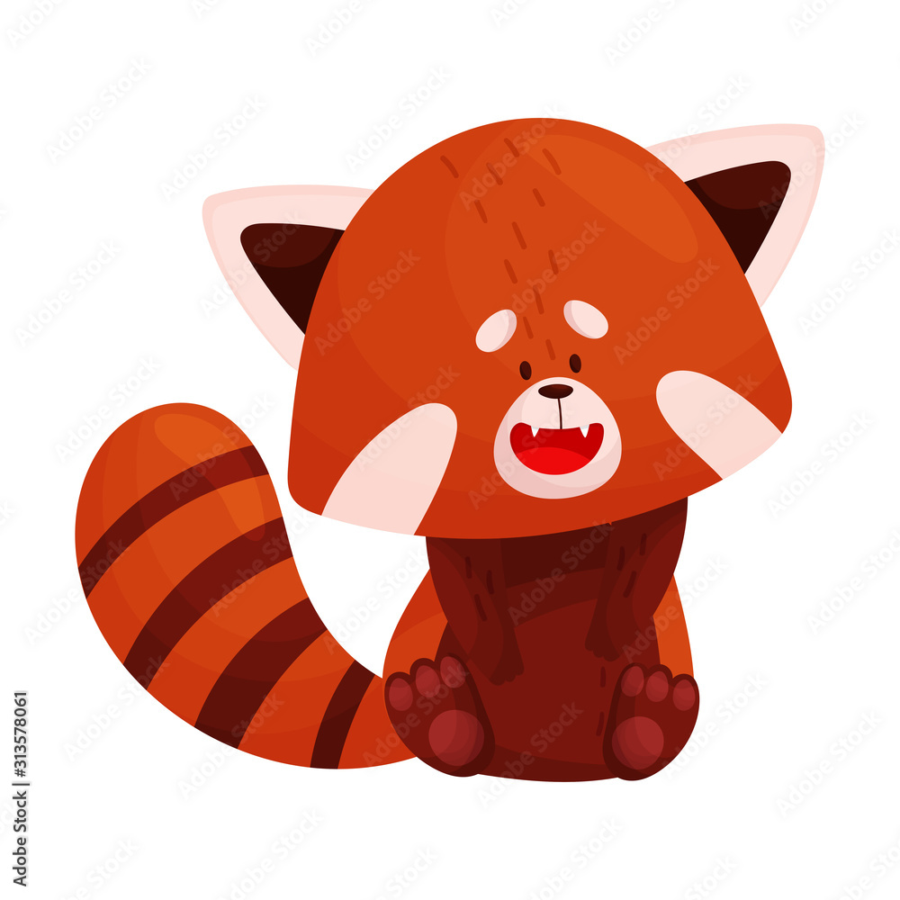 Smiling Red Panda