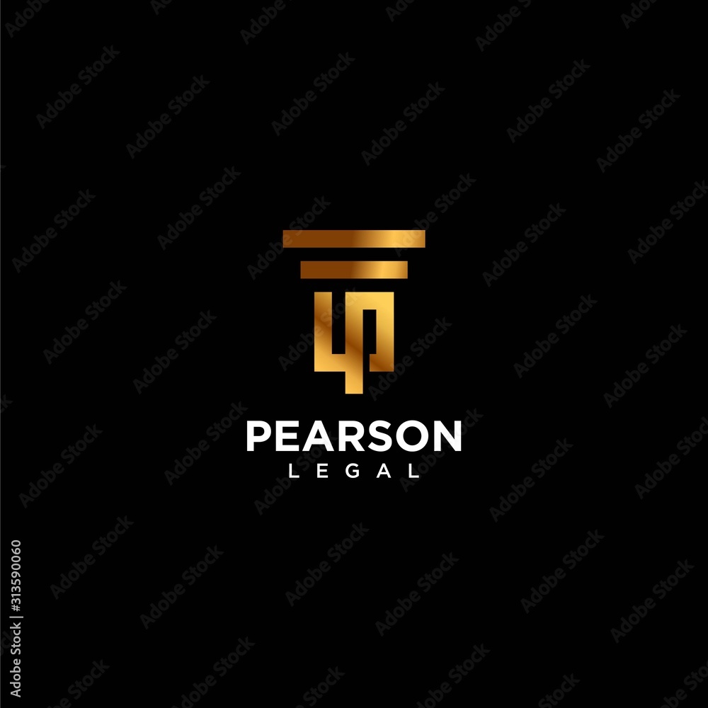 Clean monogram logo design with clean background - EPS10 - Vector ...