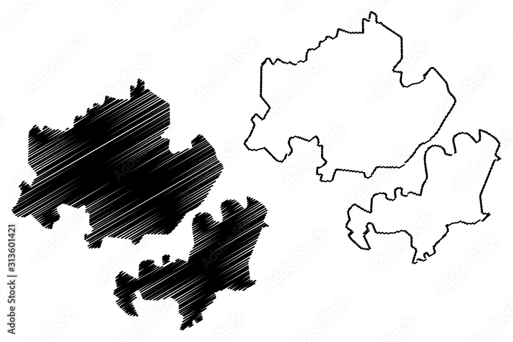 Vetor de Criuleni District (Republic of Moldova, Administrative ...