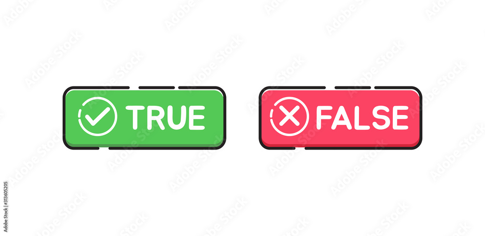 True Or False Clipart