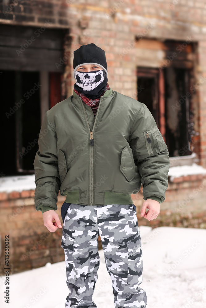 gangster, criminal, aggressive, terrorist, club, bat, Weapon, hooligan ...