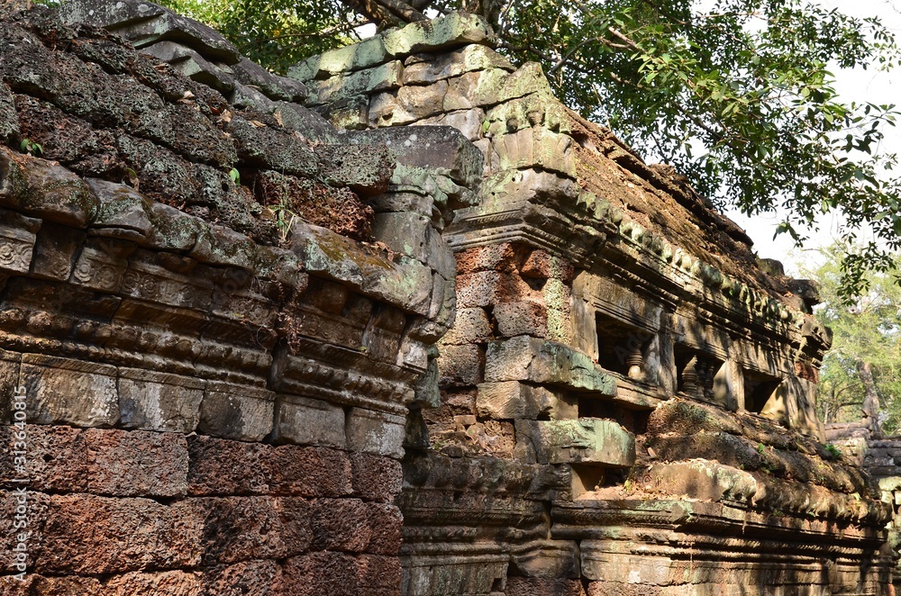 Ein Highlight im UNESCO-Welterbe Angkor: Ta Prohm Stock Photo | Adobe Stock