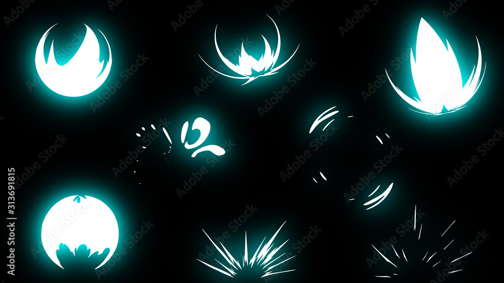 Energy Elements Stock Template | Adobe Stock