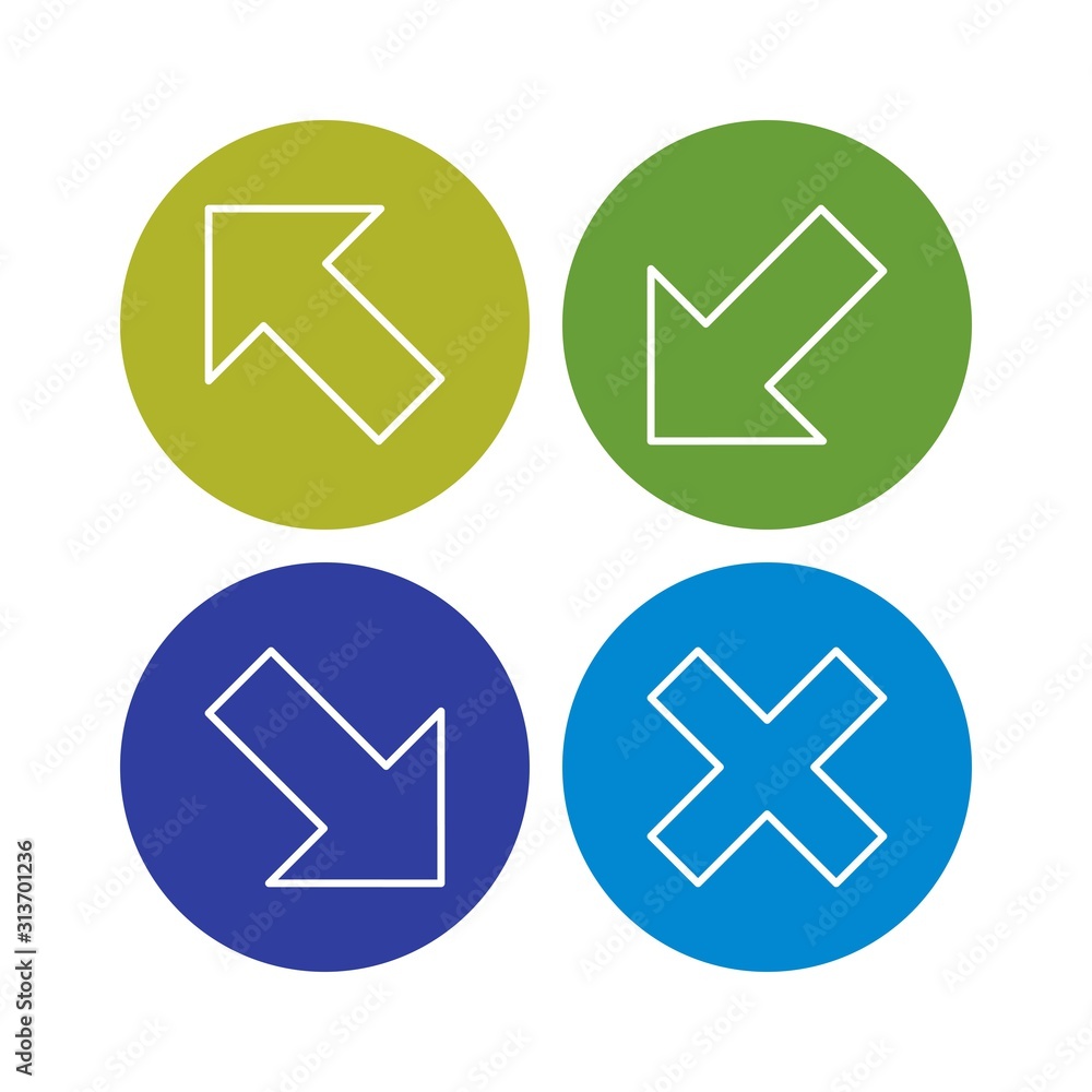 4 basic elements Icons For Personal And Commercial Use... Stock ...
