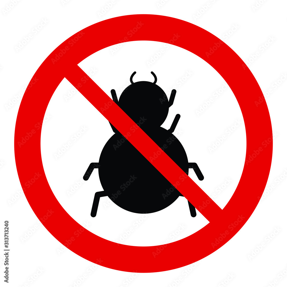 no spider icon Prohibited spider icon. Stock Vector | Adobe Stock