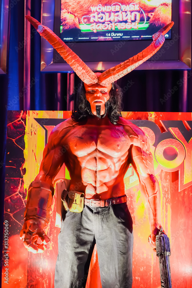Hellboy With Horns In Movie