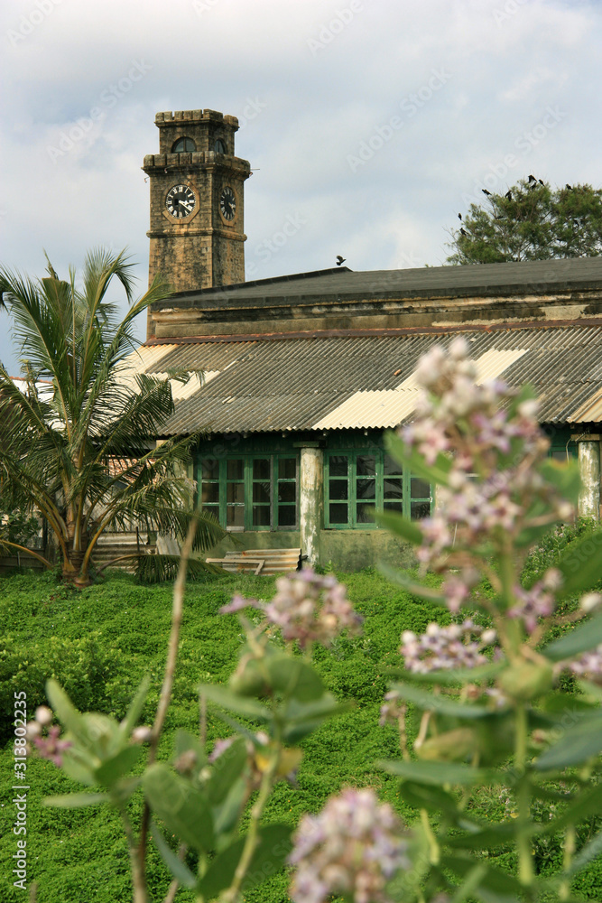 The Galle Fort, an old colonial fortified bastion in Galle, Sri Lanka ...