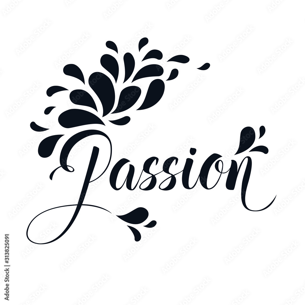 Passion Word Art