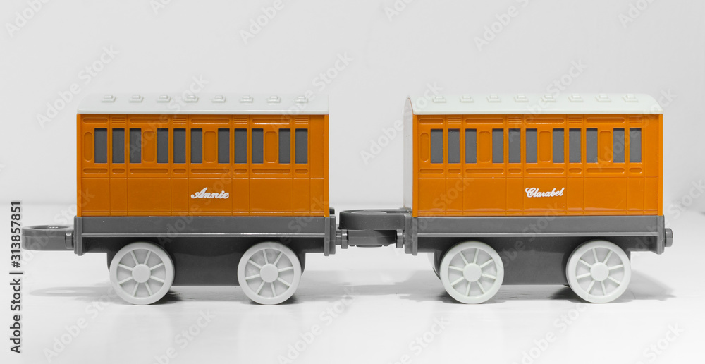 Foto de london england, 05/05/2019 A plastic thomas the tank engine ...