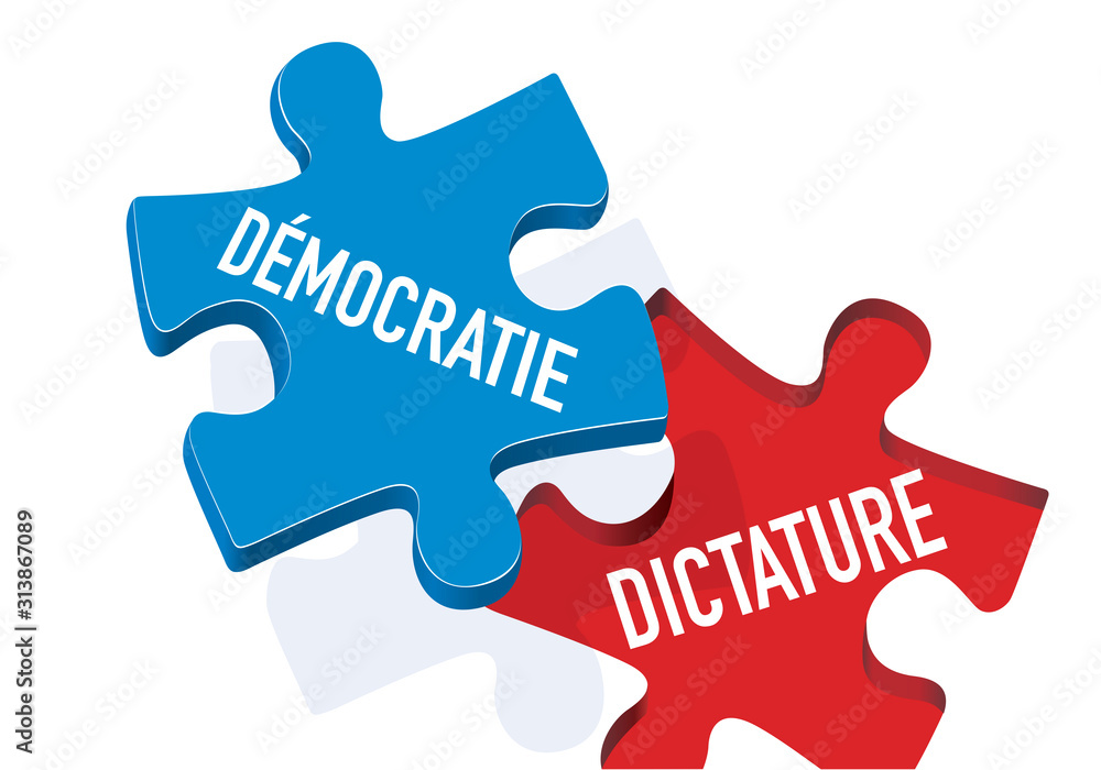 Concept de l’opposition entre le totalitarisme et la liberté d ...