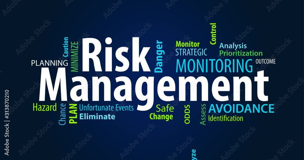 Animated Risk Management Word Cloud Stock Video | Adobe Stock