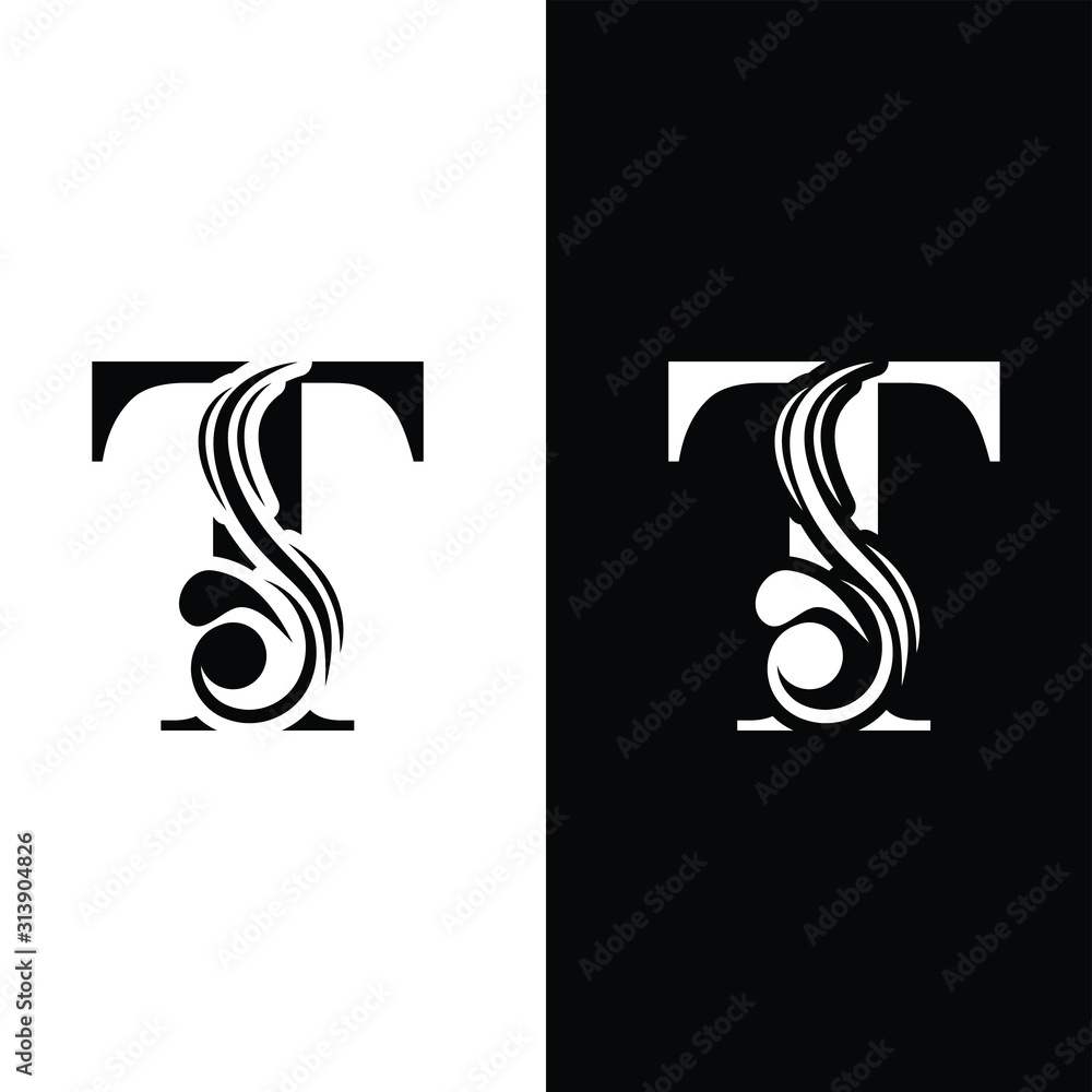 Beautiful Letter T