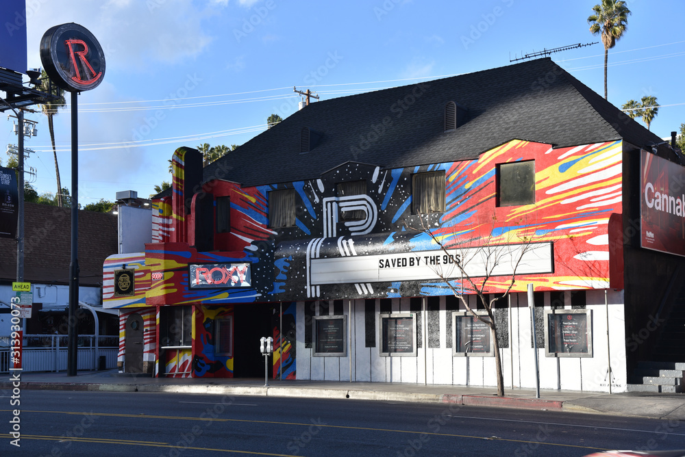 Famous Roxy Nightclub Stock Photo | Adobe Stock