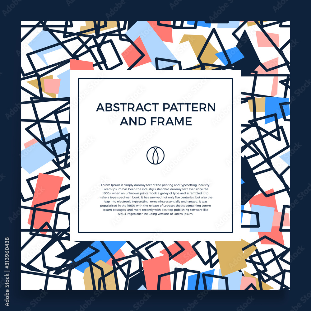 Colorful Border Line Design