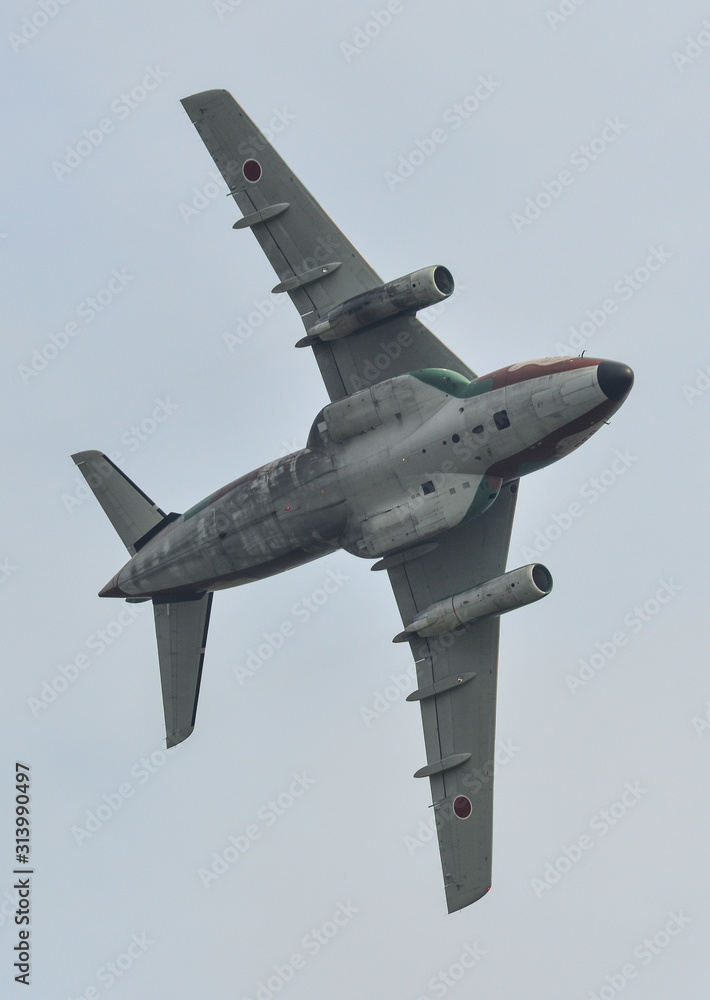 Military aircraft for display in Iruma Air Base Stock Photo | Adobe Stock