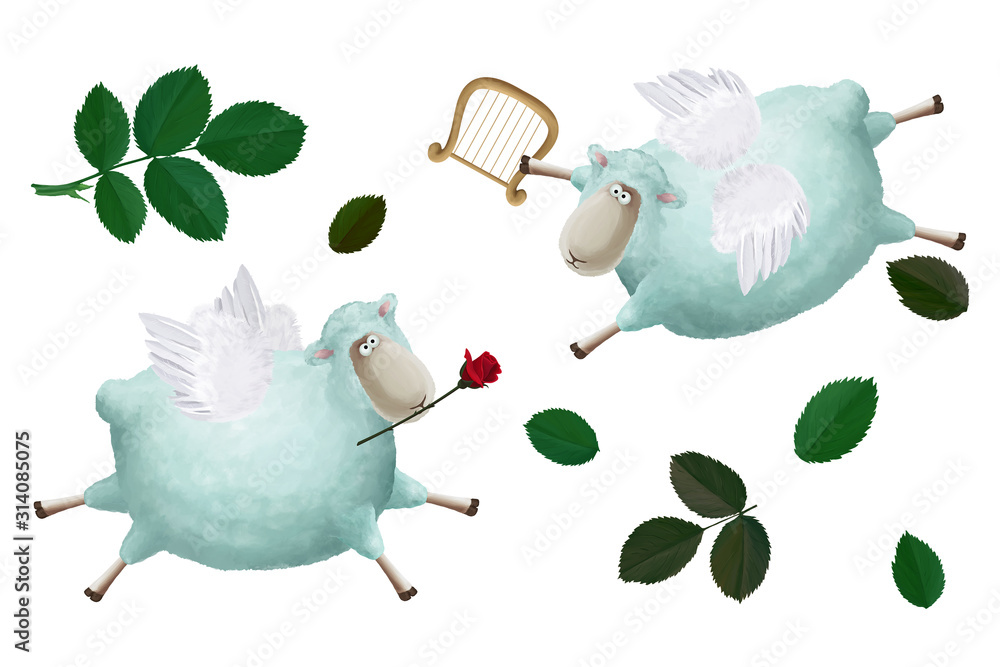 Animal Cupid Clip Art