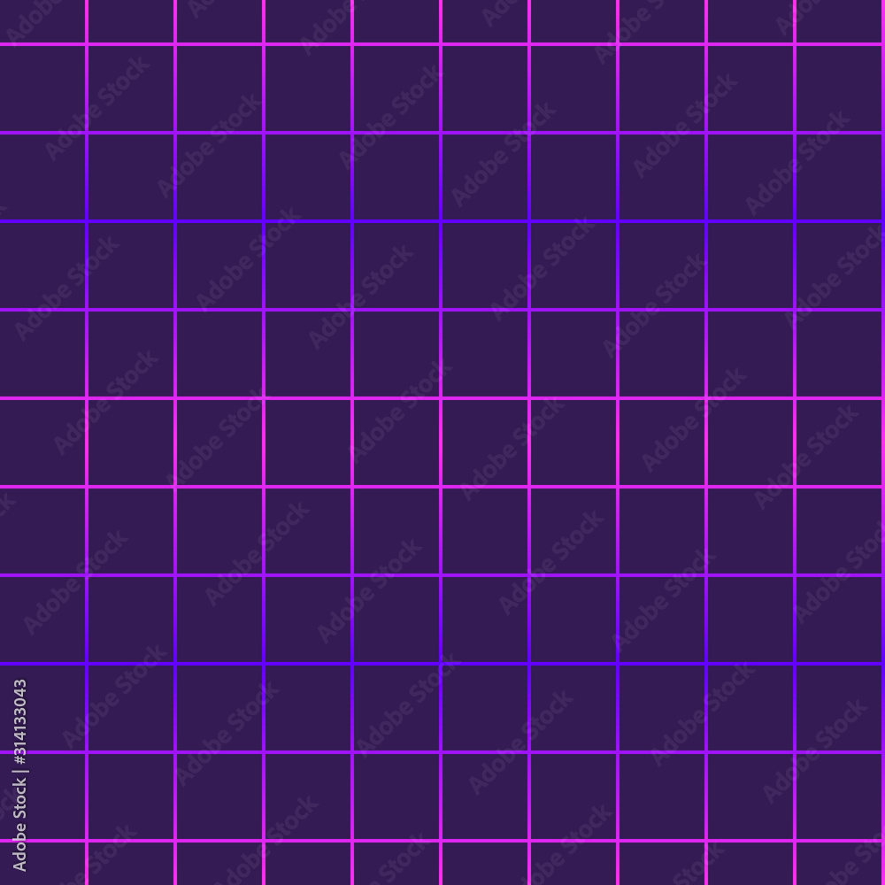 Abstract geometric laser grid seamless pattern. Vaporwave, retrowave ...