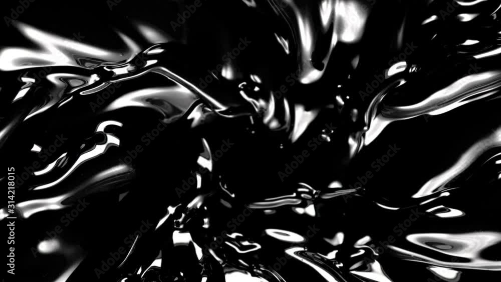 abstract molten liquid in super slow motion, shooted with high speed ...