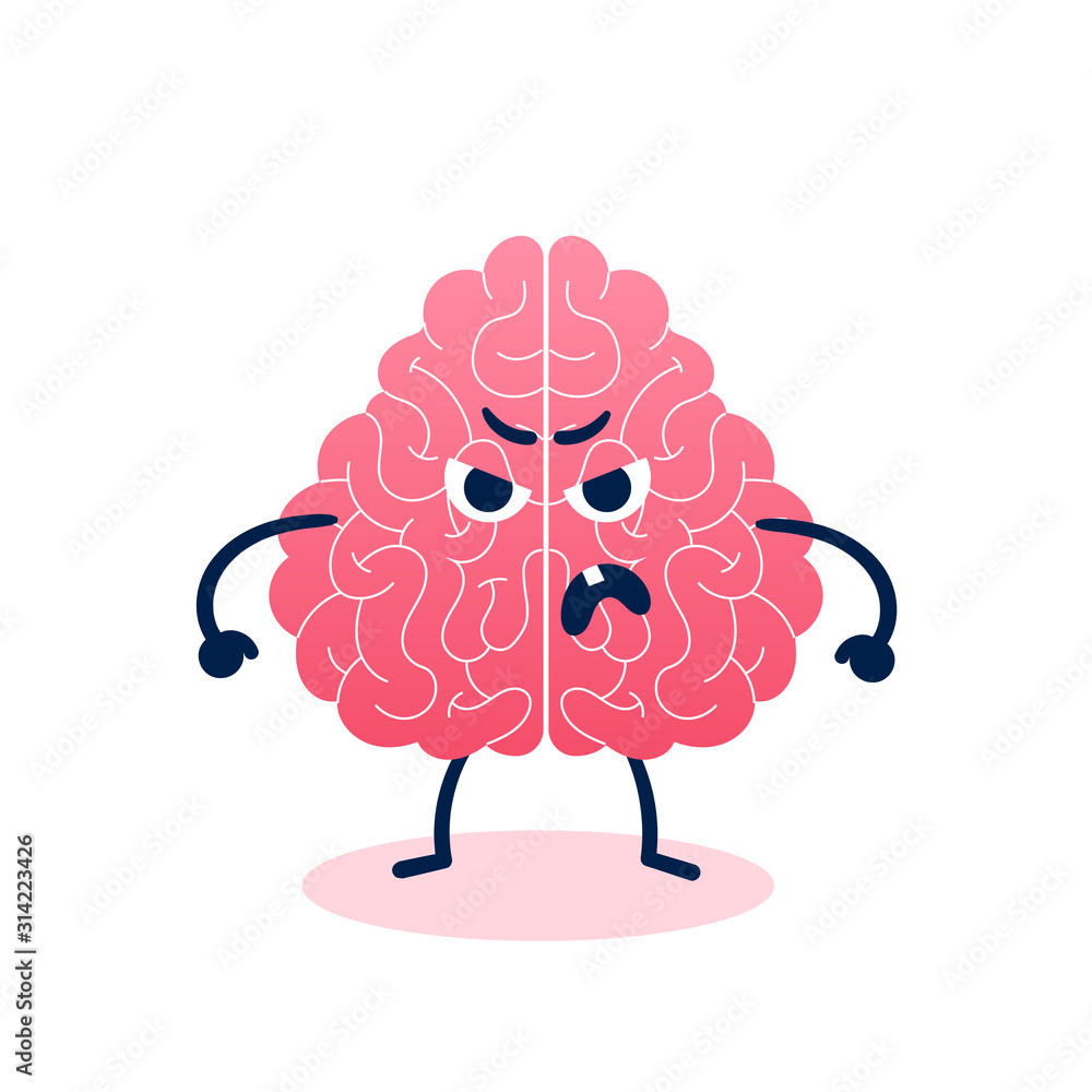 Evil brain.Overexertion, restraint of emotions.Anger and annoyance ...