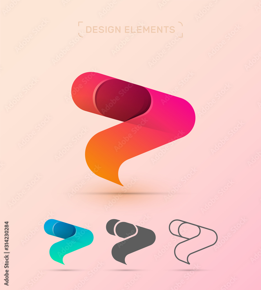 Vector moving forward, arrow, company logo design template. Modern ...