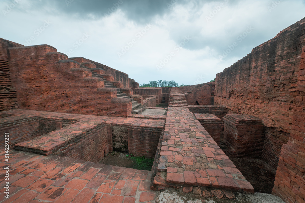 Nalanda Ruins, Nalanda , Bihar Stock Photo | Adobe Stock