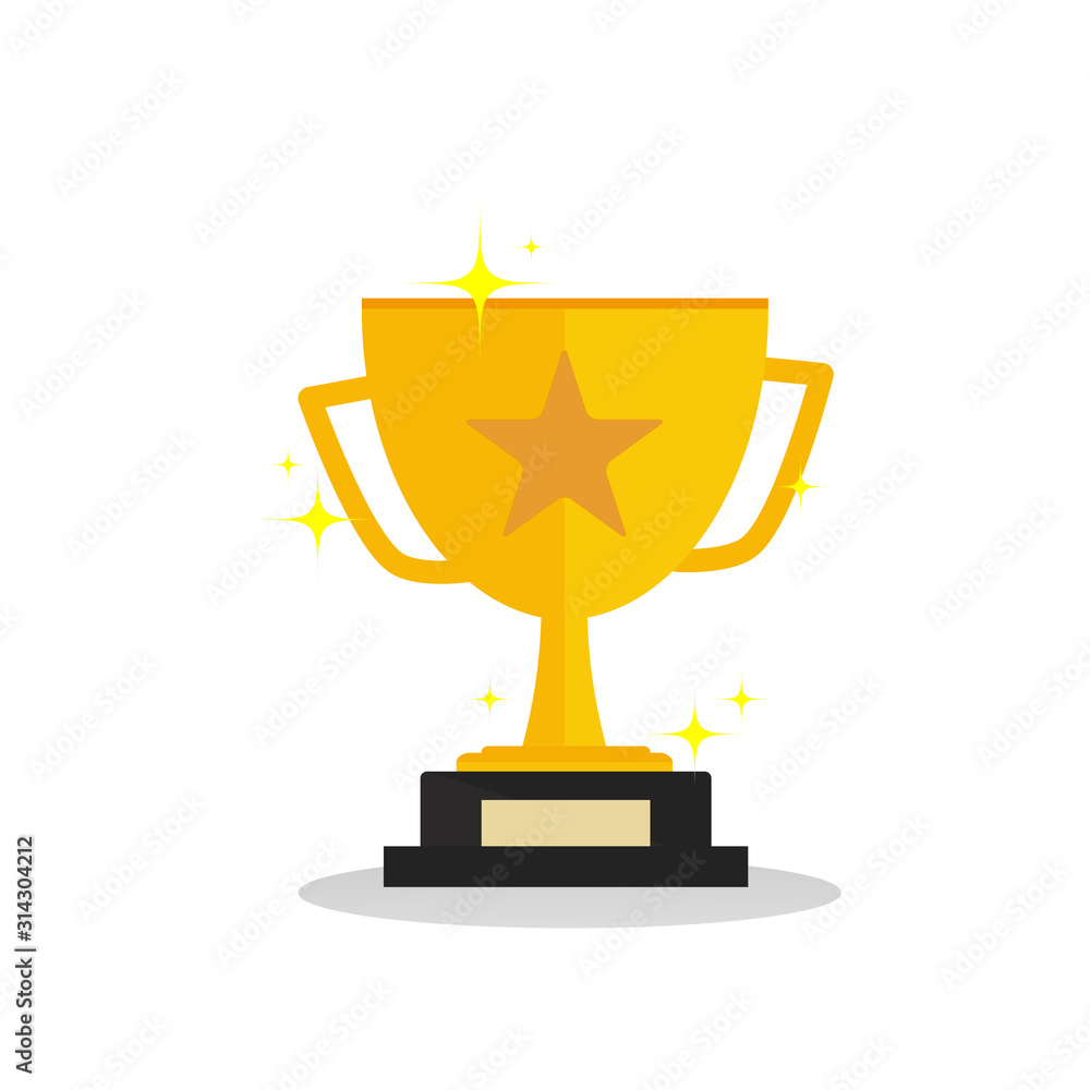 First prize gold trophy icon,prize gold trophy, winner, first prize ...