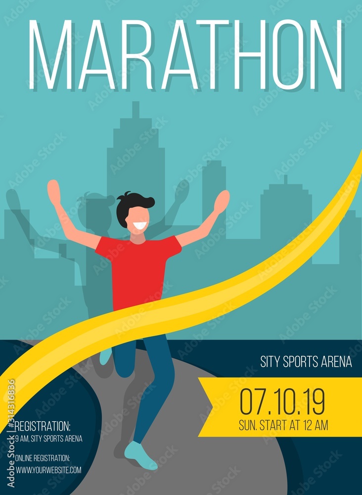 Marathon Poster Design