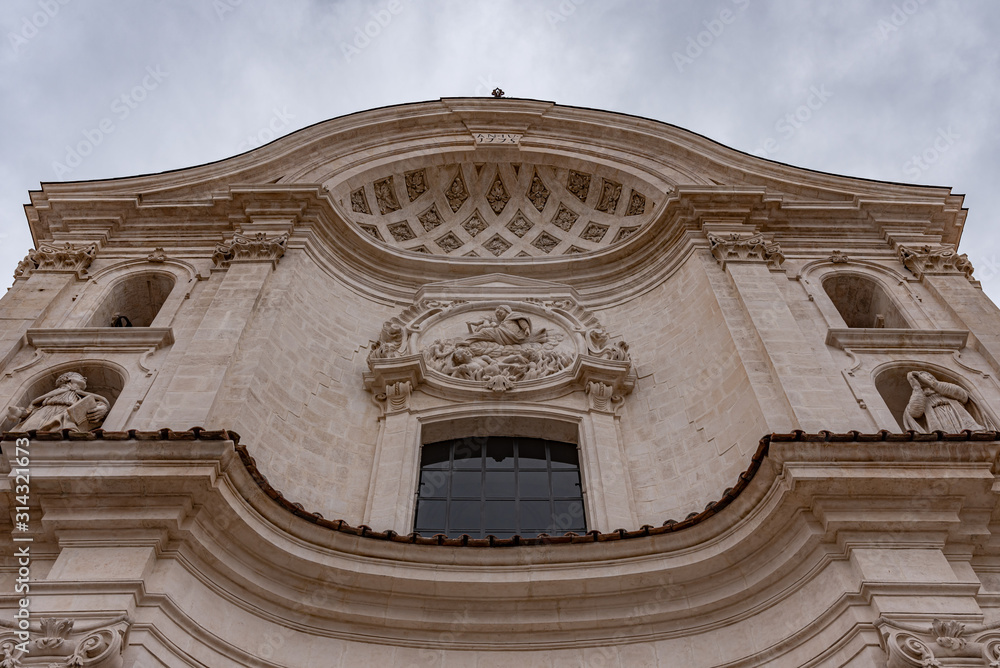L'Aquila, Abruzzo. Church of Santa Maria del Suffragio, also known as ...