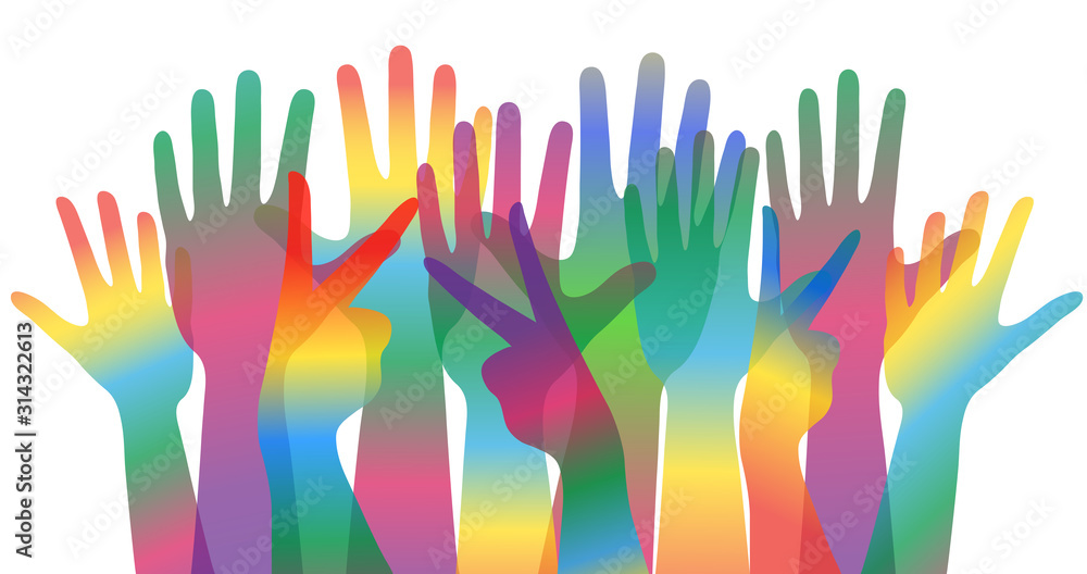 Diversity Hands Poster