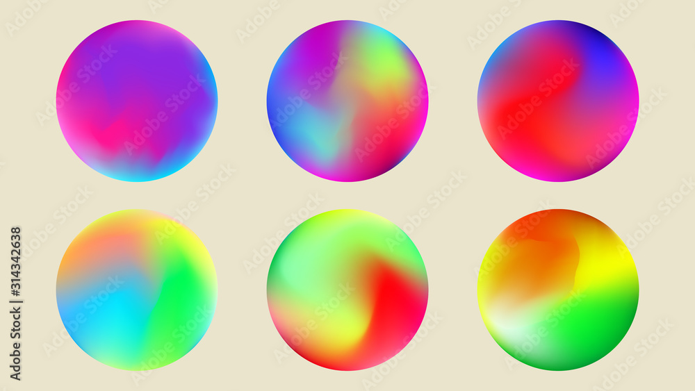 Colourful gradient orbs for all kinds of branding projects, or just to ...