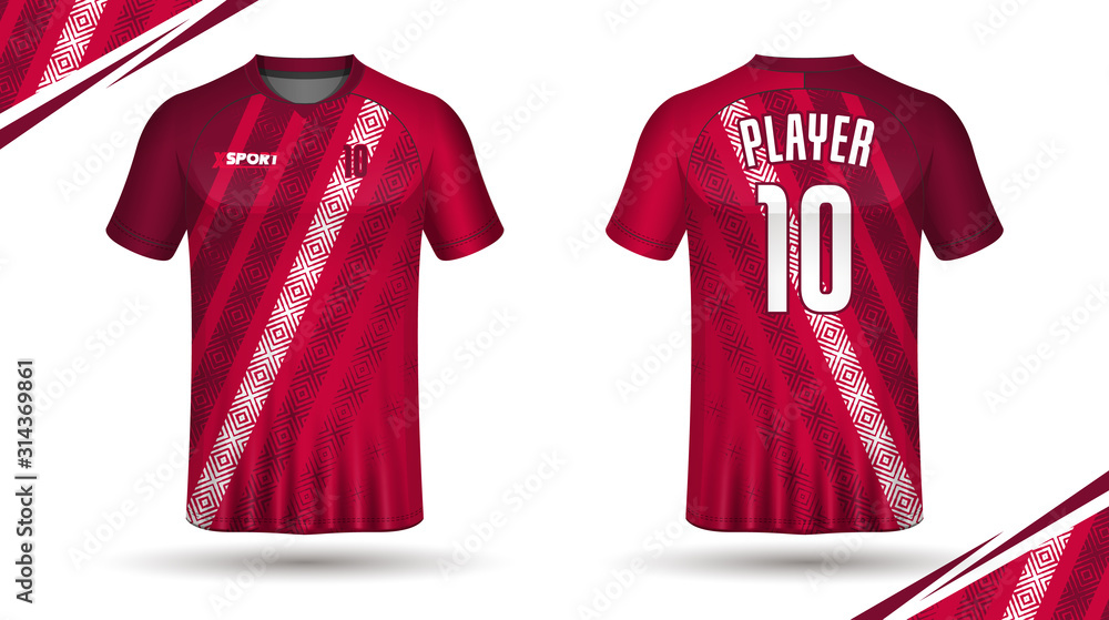 Soccer jersey template sport t shirt design Stock Vector | Adobe Stock