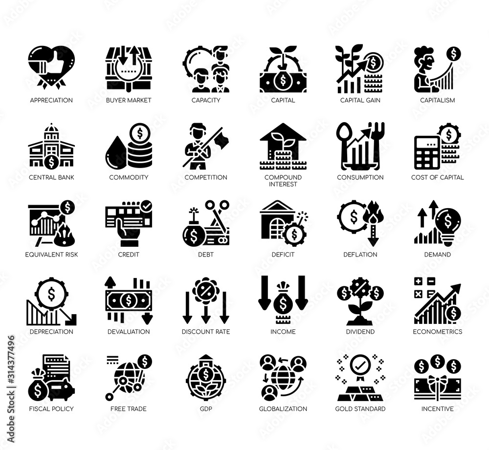 Set of economy thin line and pixel perfect icons for any web and app ...