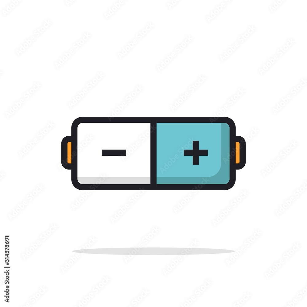 simple battery design icons for your web site design, logo, app, UI ...