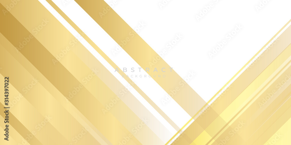 Gold white abstract background geometry shine and layer element vector ...