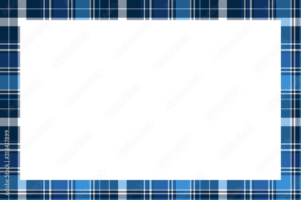 Blue Checkered Border