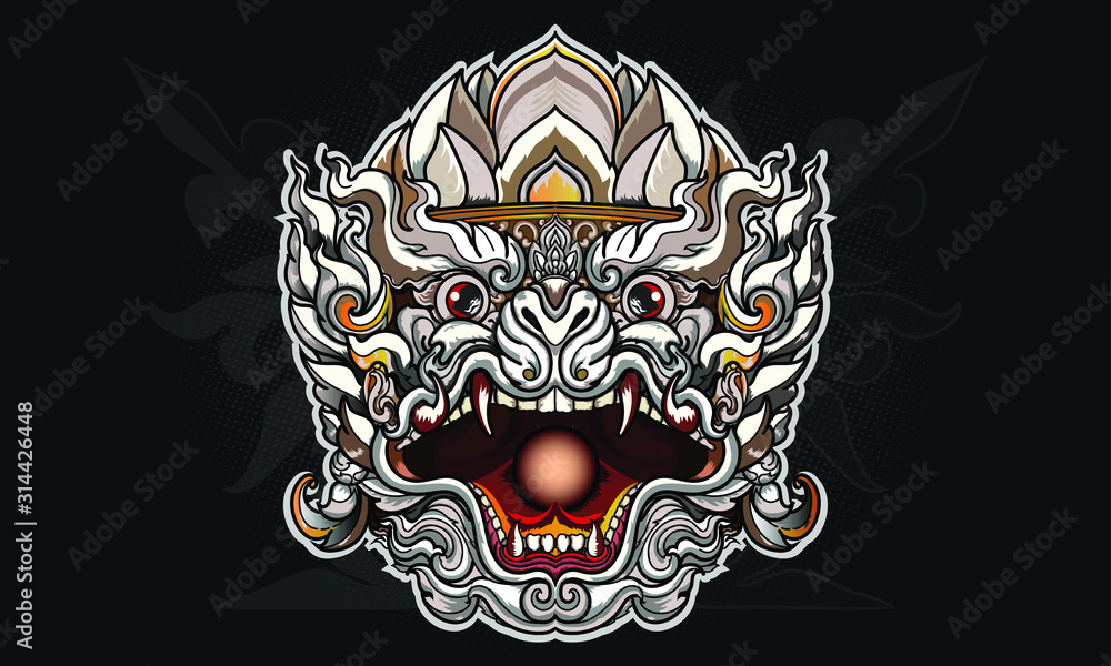 Monkey Hanuman illustrations vector for shirt screens Stock Vector ...