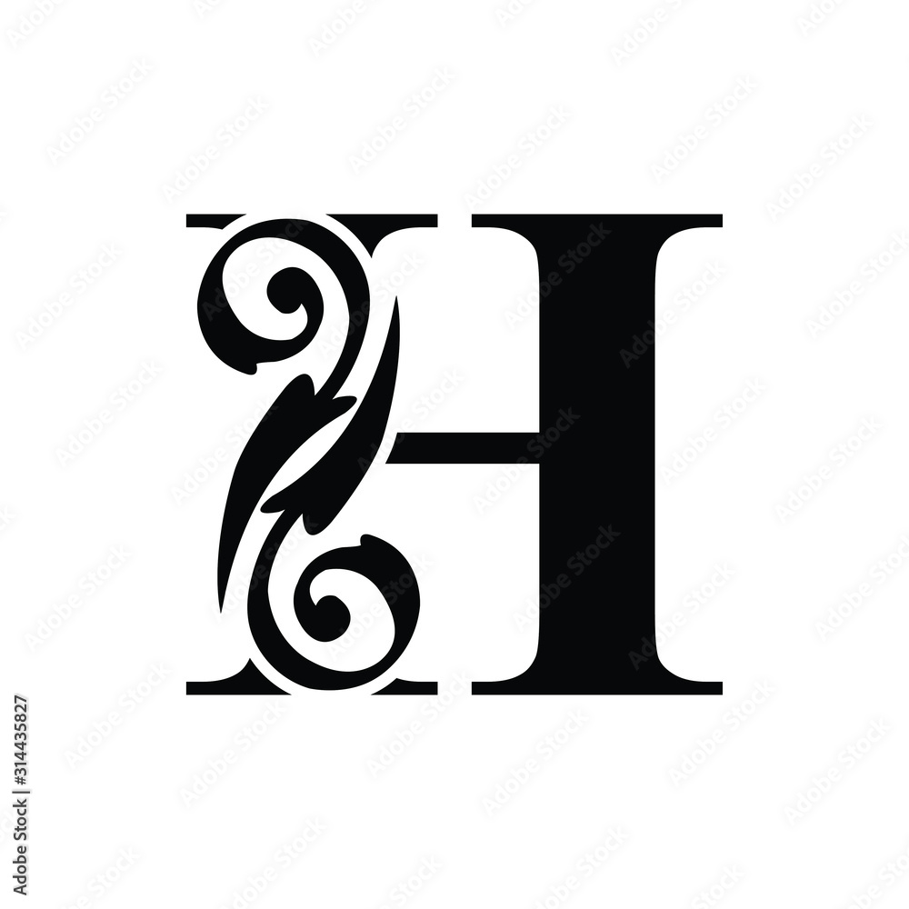Beautiful Letter H