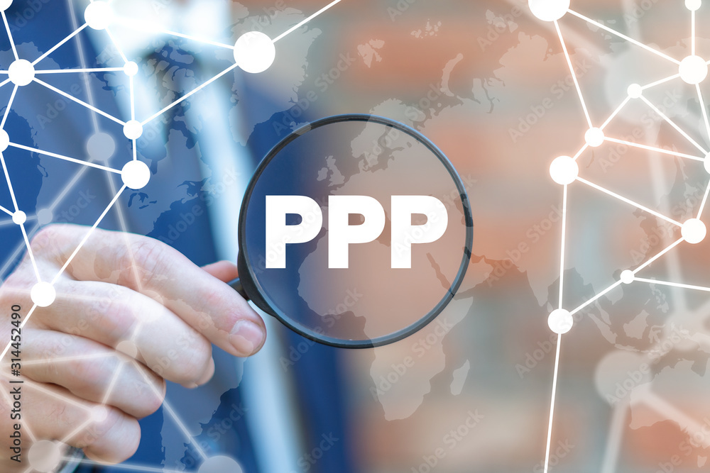 Public Private Partnership (PPP) Business Technology Concept. Stock ...