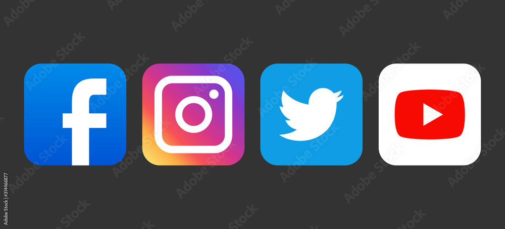 Youtube And Facebook Logo