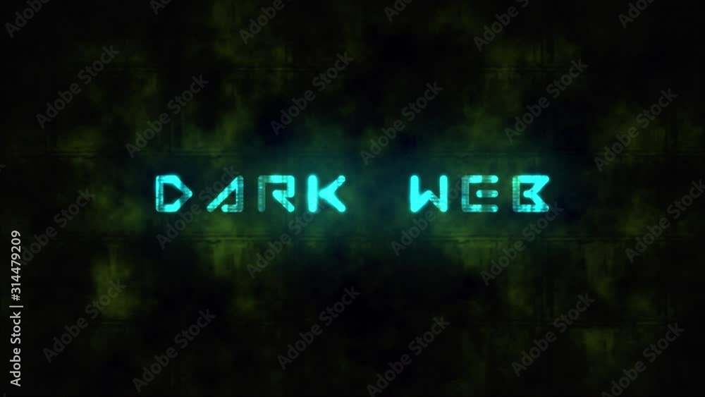Techno DARK WEB text animation. Motion dynamic animated background in ...