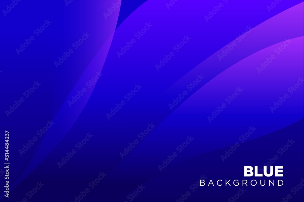 Abstract Blue Background Template Vector, Blue Background with ...