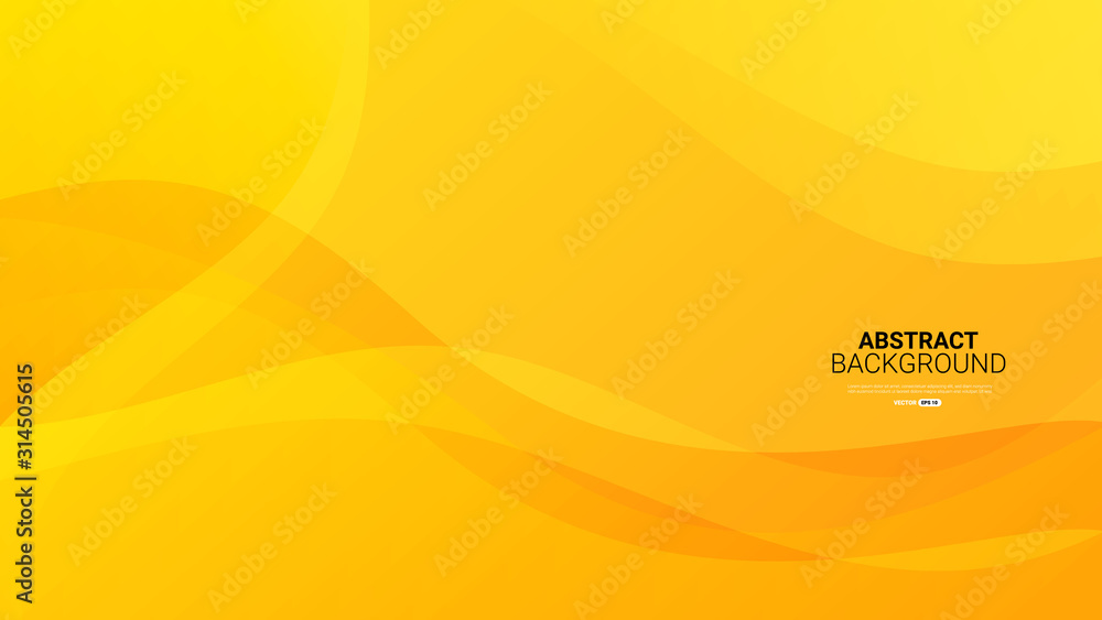 Dynamic textured yellow abstract background vector illustration Stock ...