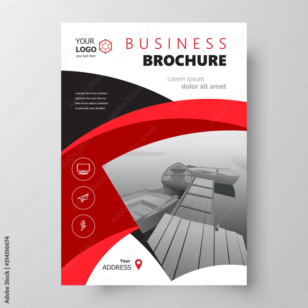 Flyer brochure design, business flyer size A4 template, creative ...