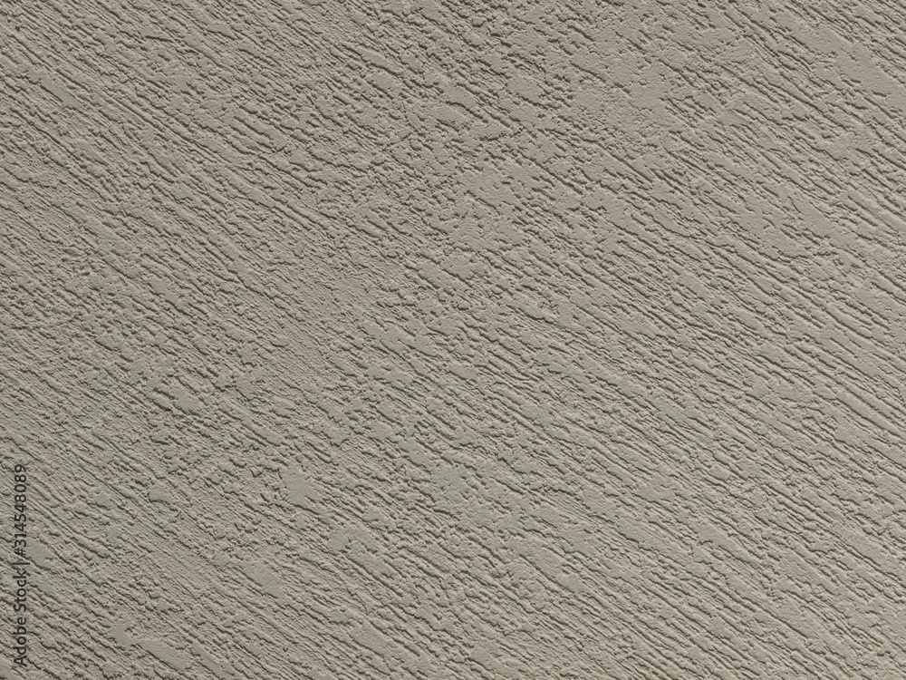 Gray background facade plaster . Monolithic plaster decorative backdrop ...