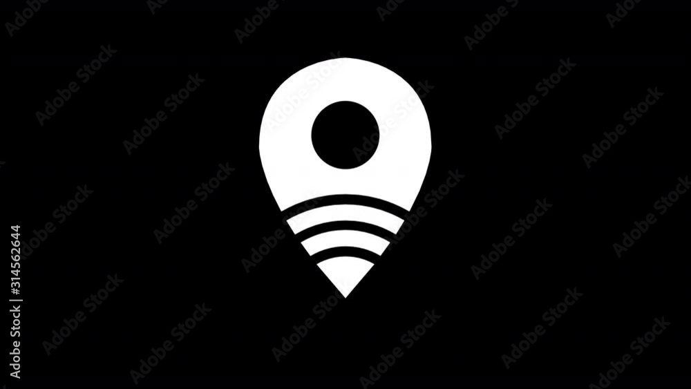 Pink Glossy Dancing Waypoint Icon Animation, Seamless Loop, 4k 60fps ...