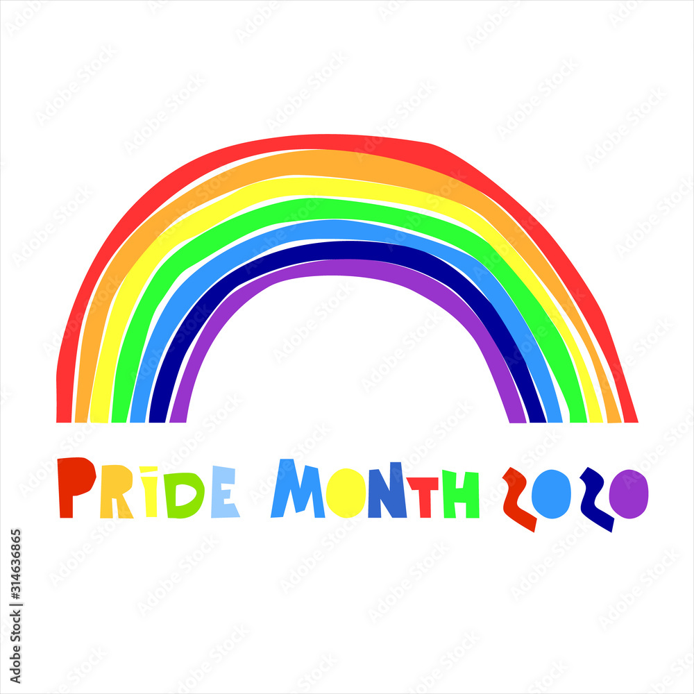 Month of sexual diversity celebrations. Sex minorities self-affirmation ...