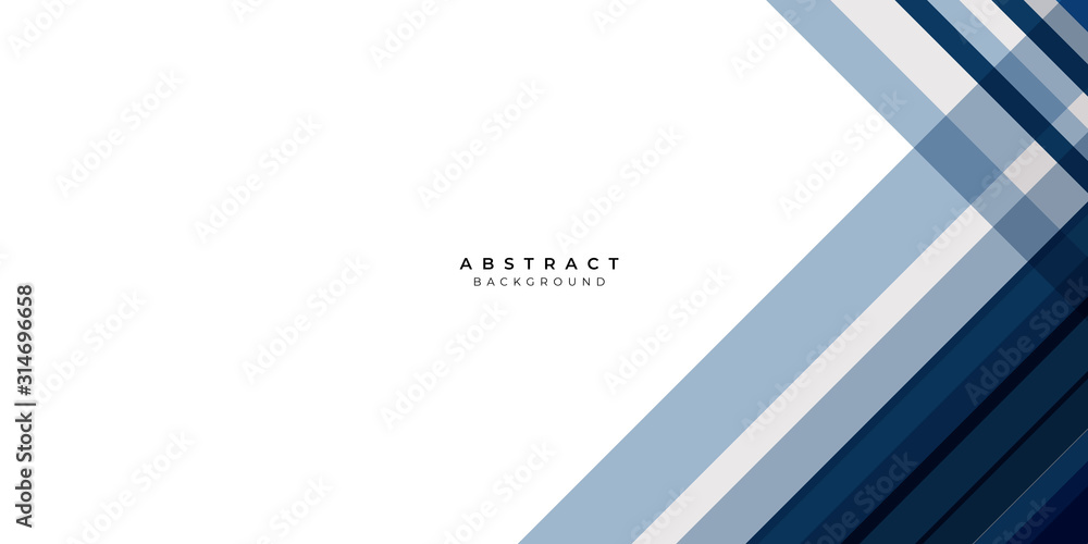 White Dark Blue Box Rectangle Abstract Background Vector Presentation ...