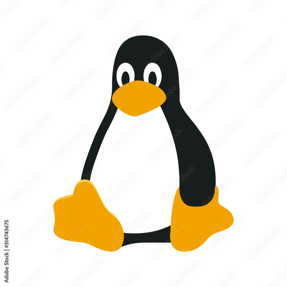 Brands Linux logo icon Stock Vector | Adobe Stock