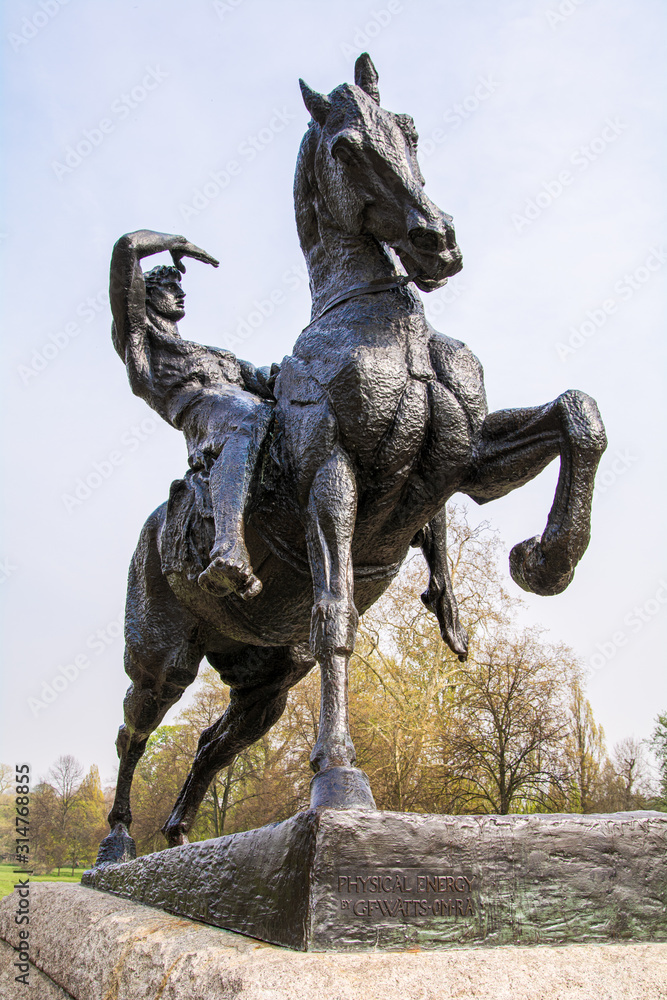 Physical Energy Statue Hyde Park londen Stock Photo | Adobe Stock