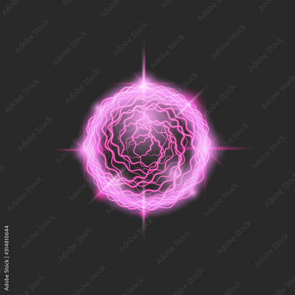 Purple Energy Ball